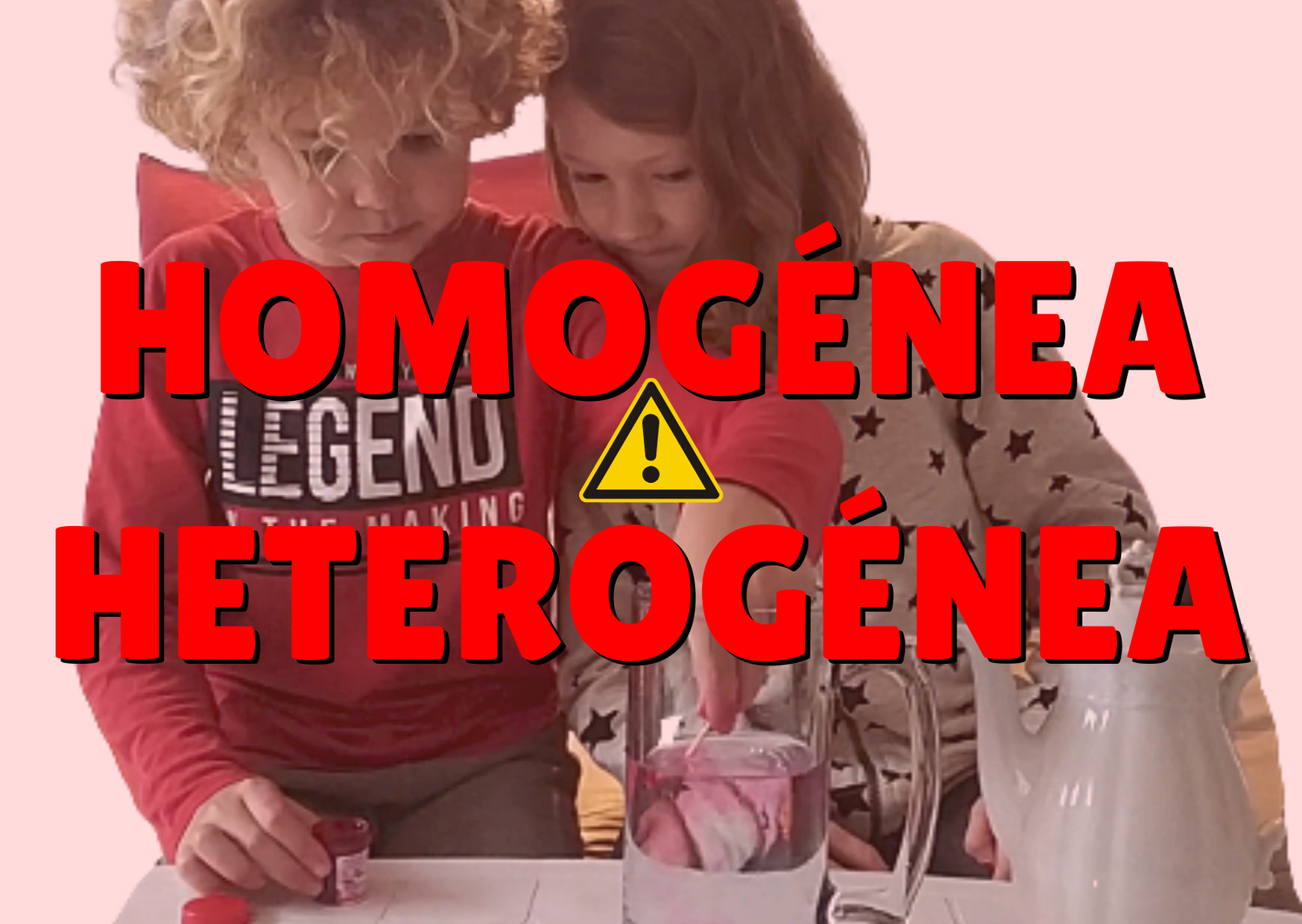 Mezcla homogénea y heterogénea. Química divertida. - Leonlandia